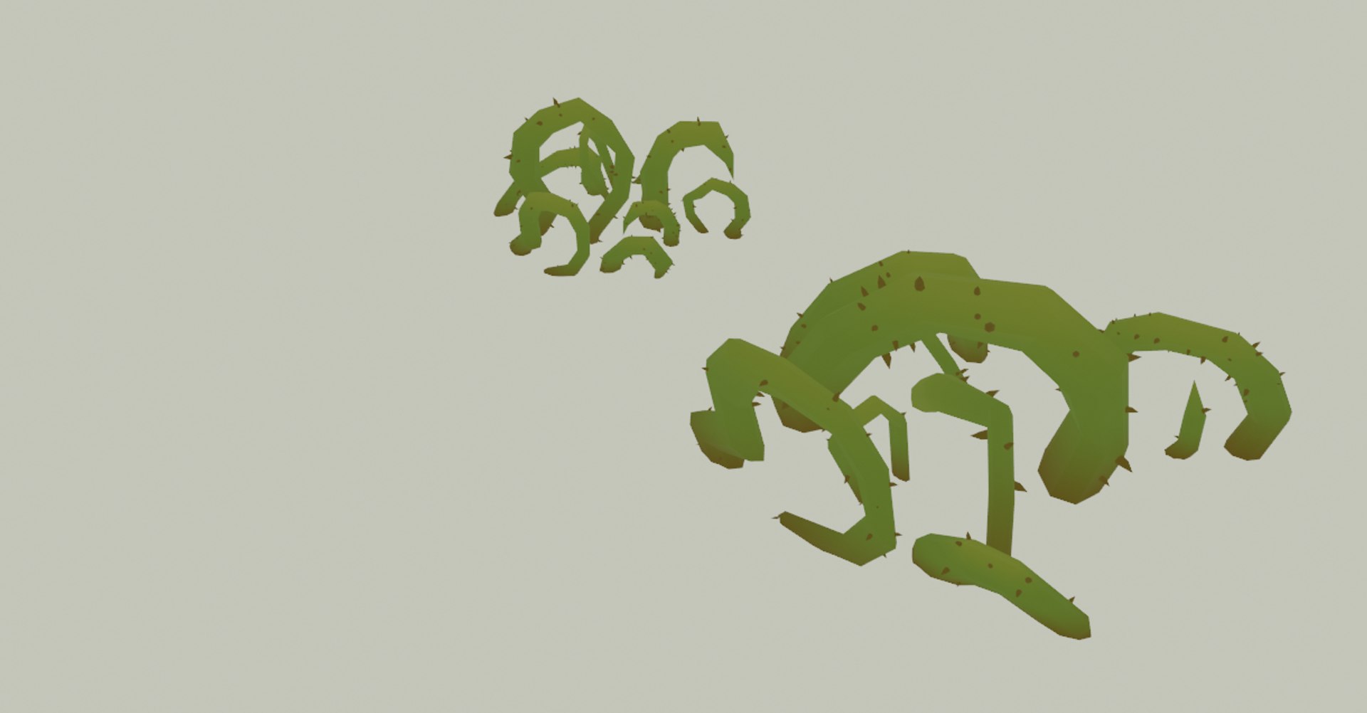 Low Poly Cave Collection With Mushrooms Vegetation Stones Model ...