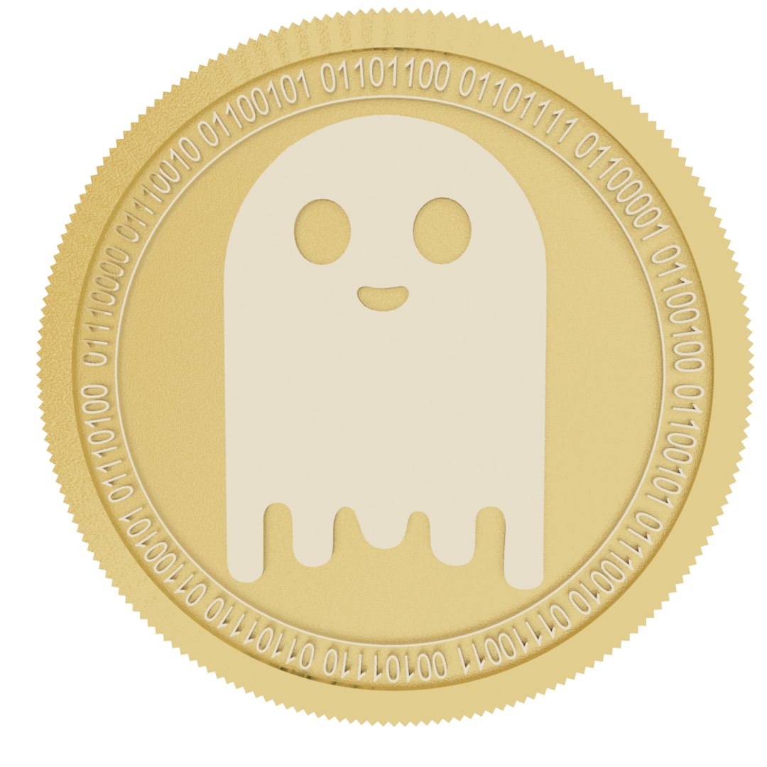 Aave Gold Coin 3D Model - TurboSquid 1492789