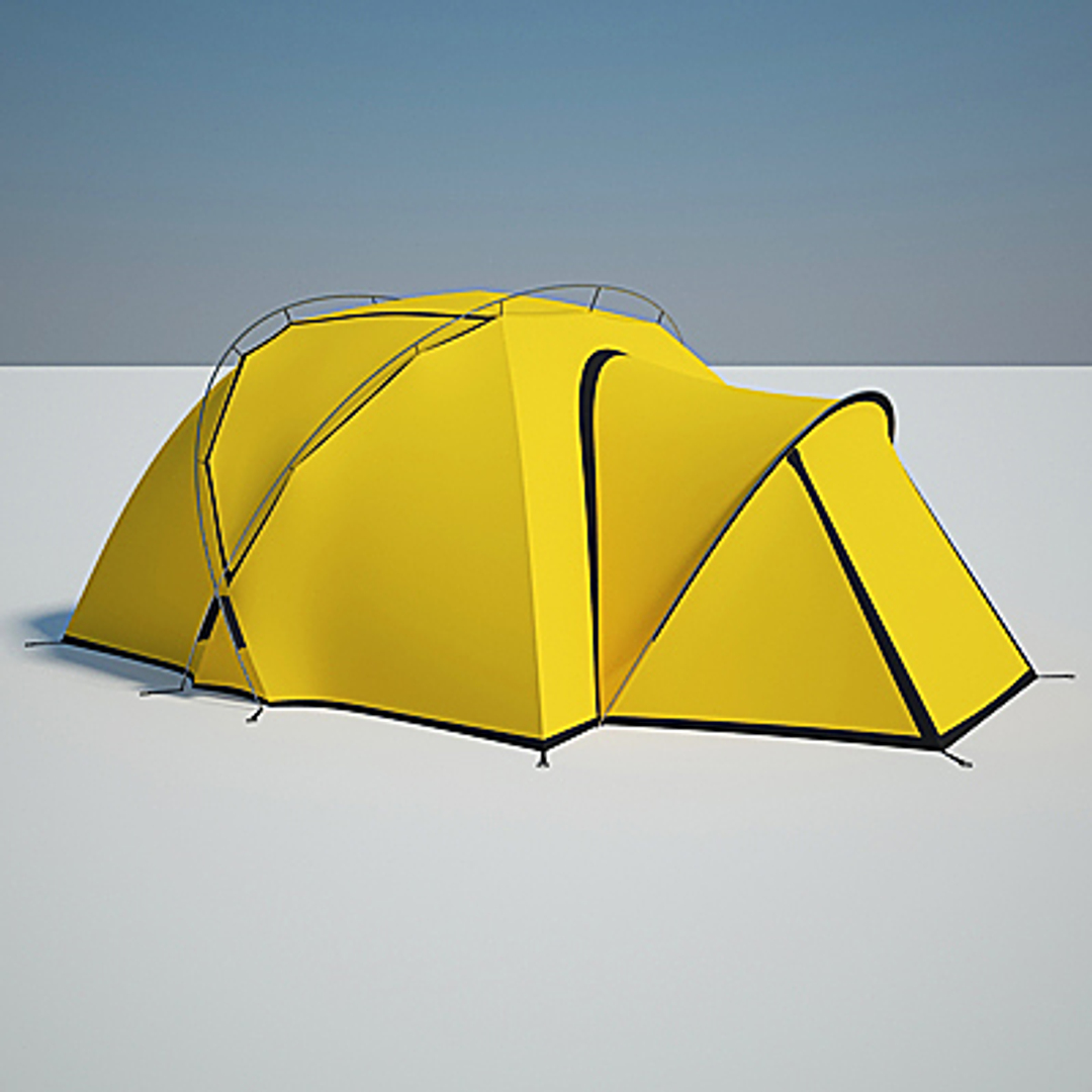 camping tent 3d model