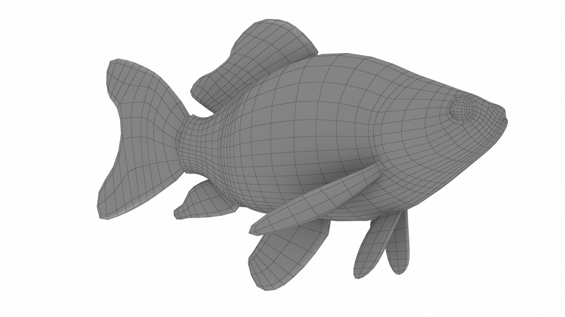 Realistic Gold Fish 3D - TurboSquid 1479655