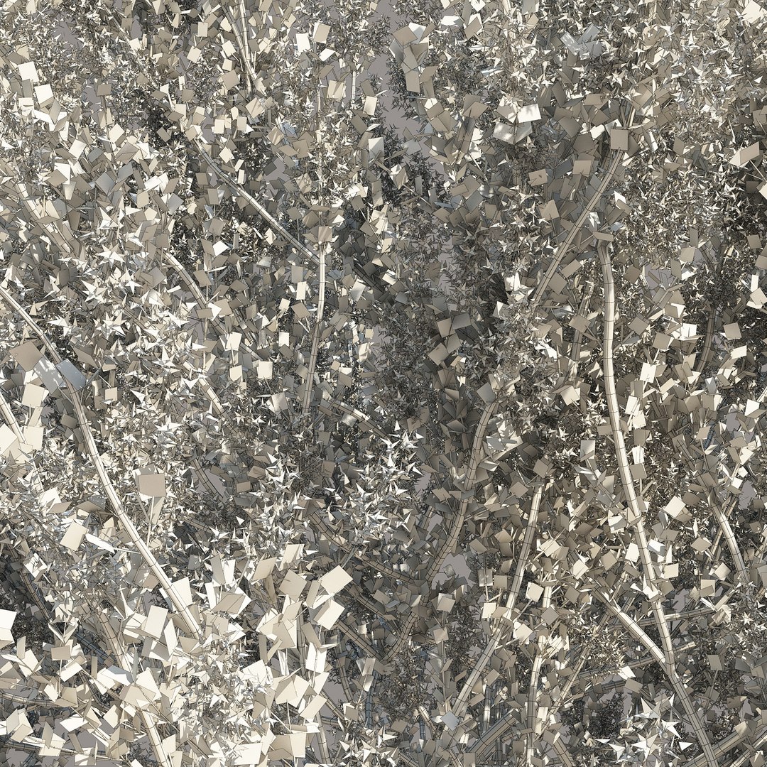 2 4 Tree Flowers 3d Model