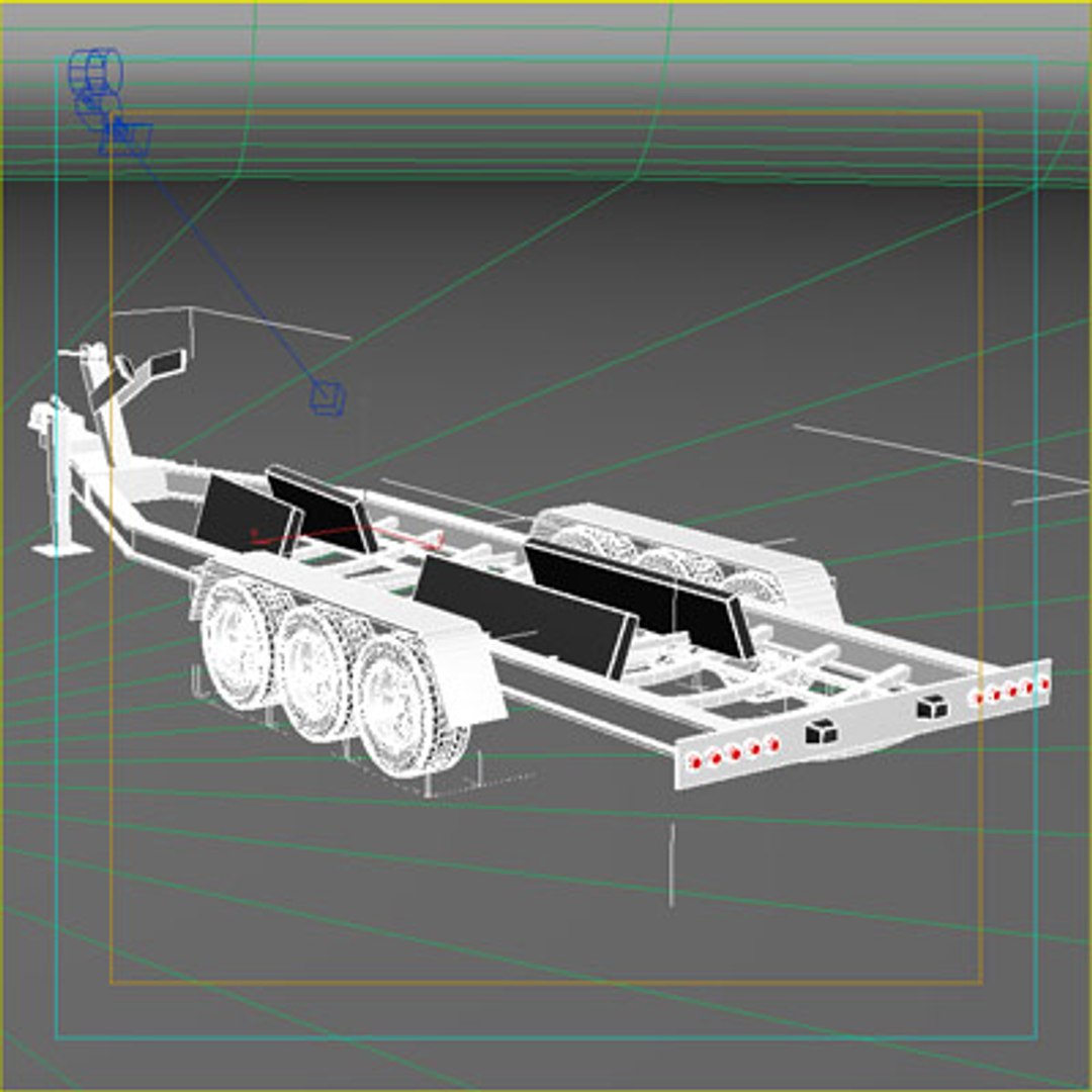 3d Model Boat Trailer