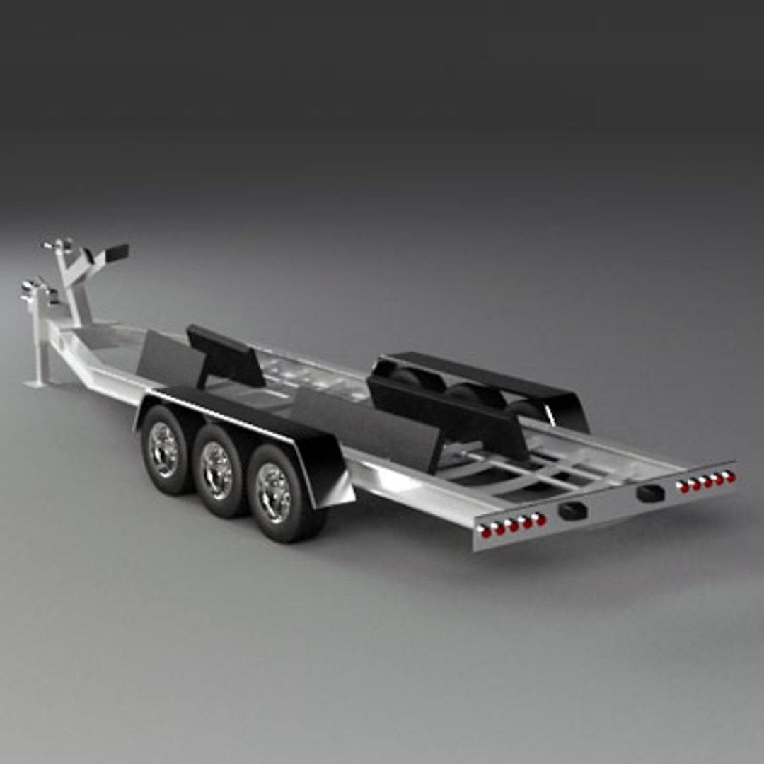 3d Model Boat Trailer