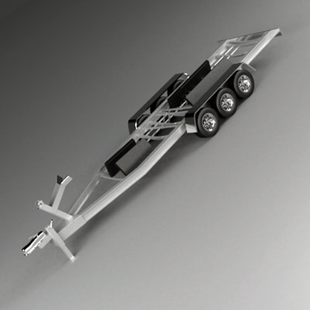 3d Model Boat Trailer