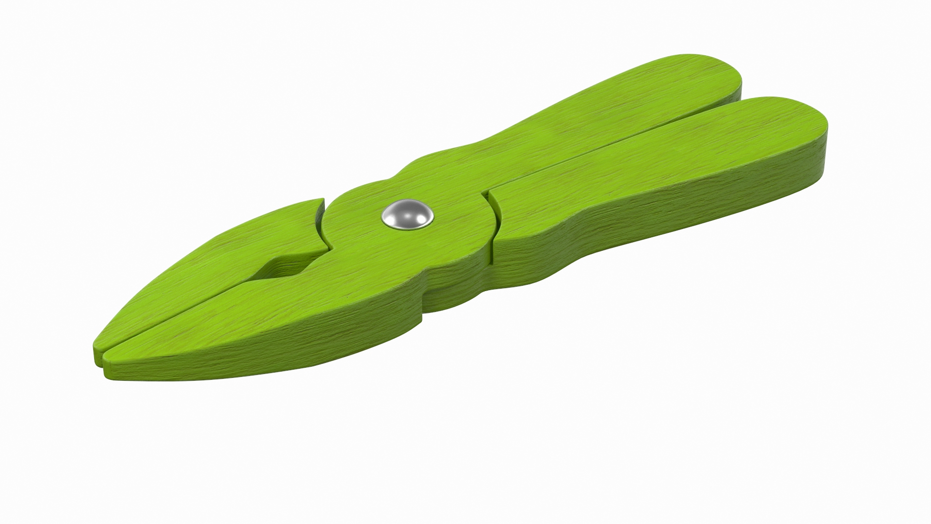 3D Wooden Pliers Toy - TurboSquid 1724501