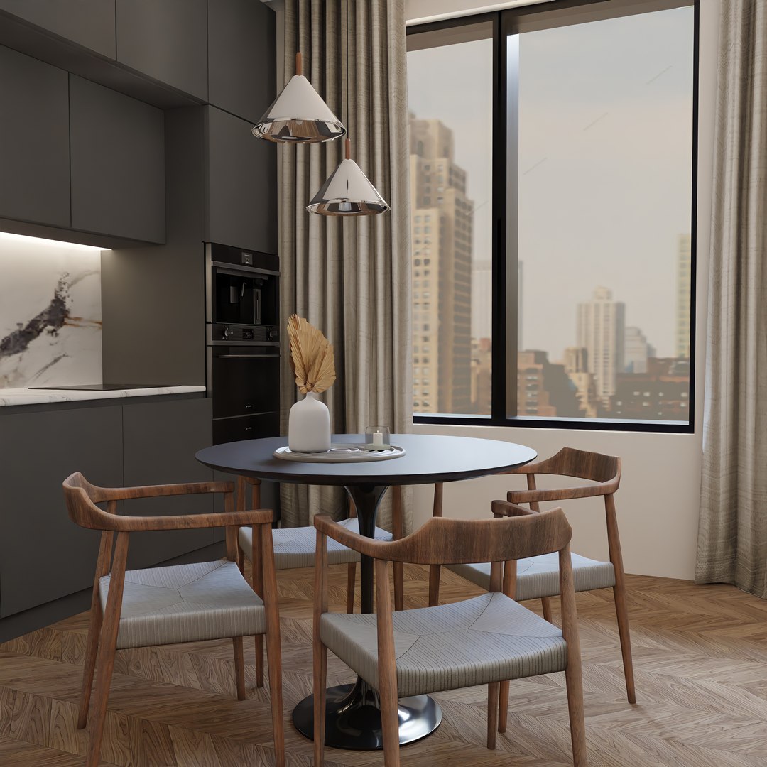 3D Small Apartment Blender Scene - TurboSquid 2296843