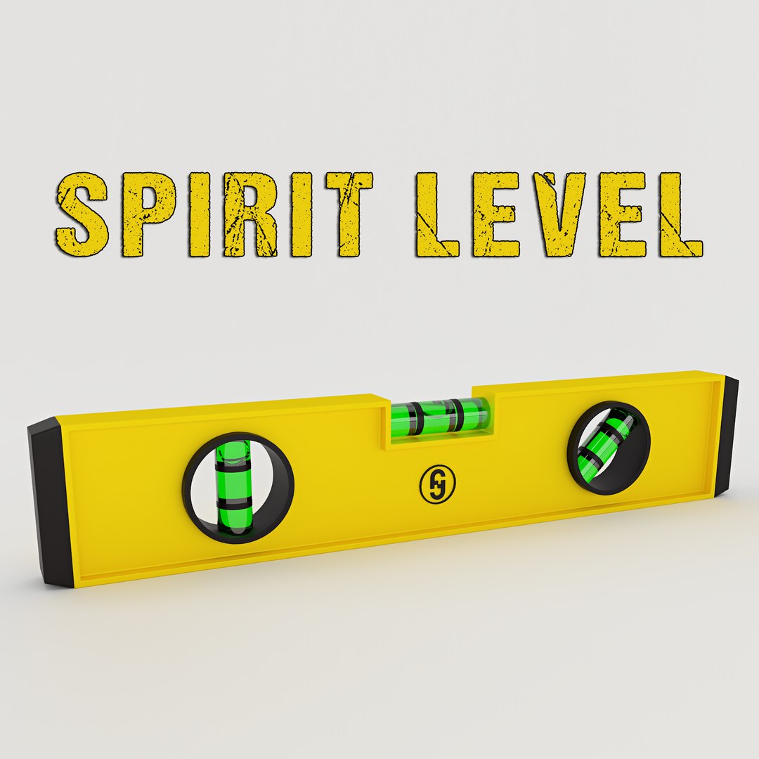 3d Model Of Spirit Level