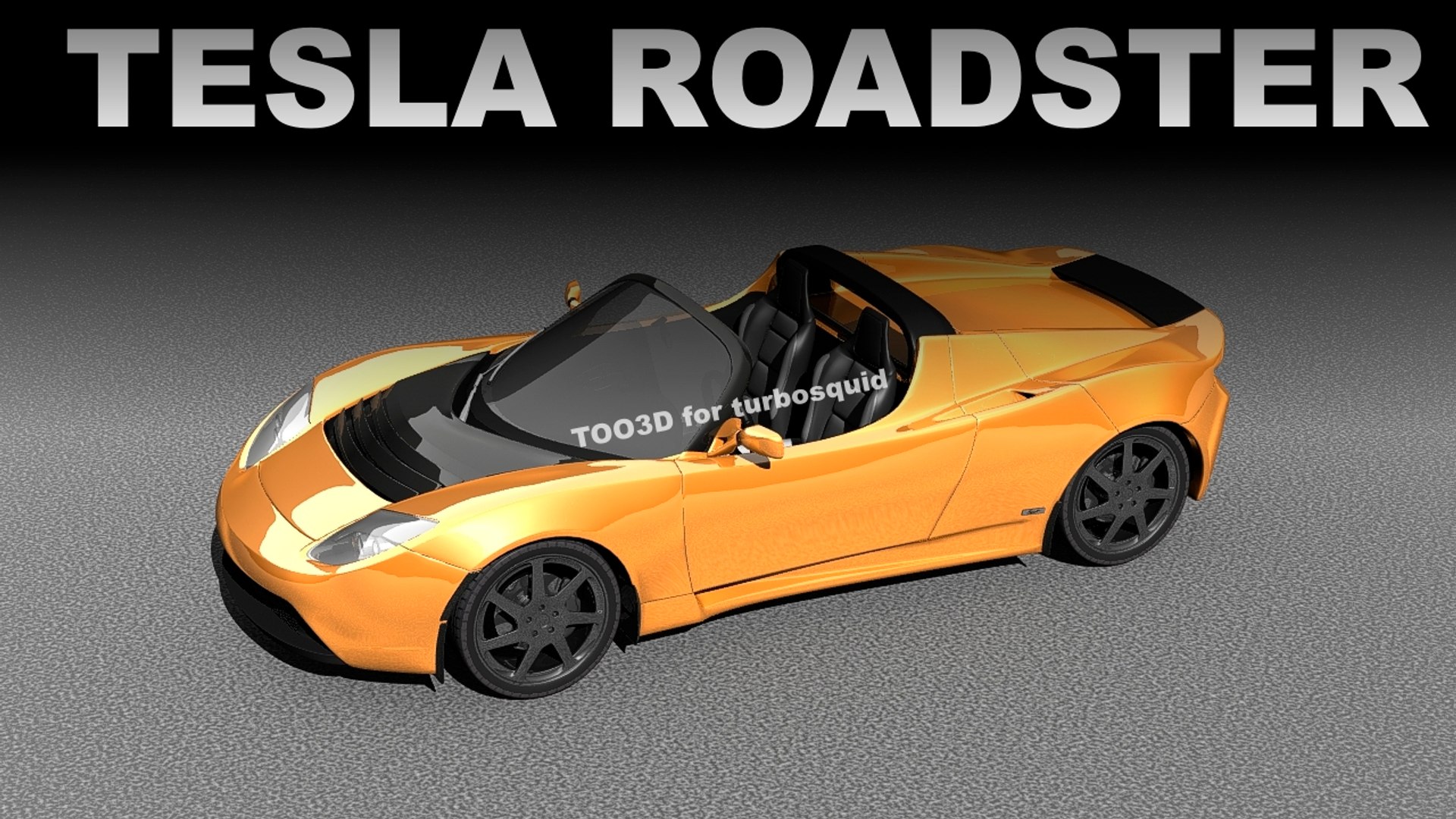 3d Lw Tesla Roadster