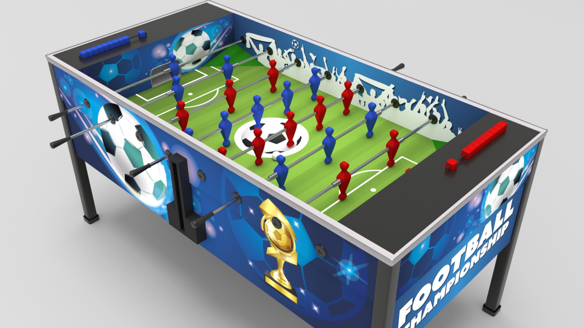Table Football 3D Model - TurboSquid 1463421