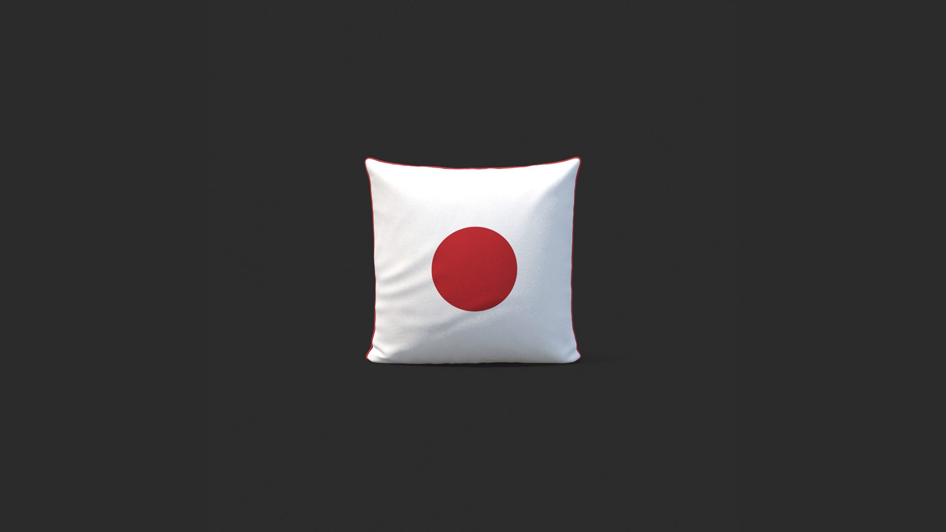 Japan Flag Pillow 3D Model - TurboSquid 2055207