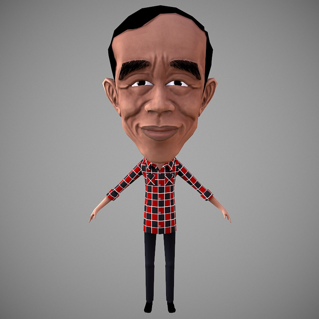 Jokowi President Indonesia 3D - TurboSquid 1335022
