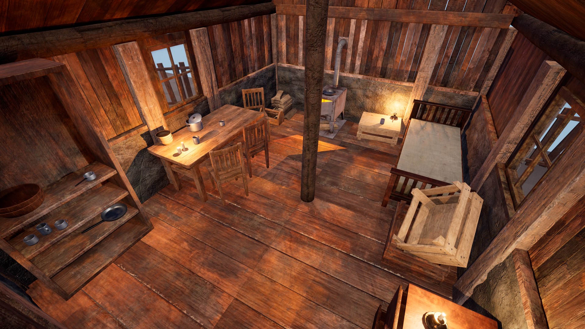 Modular Huts Asset 3D Model - TurboSquid 1752044