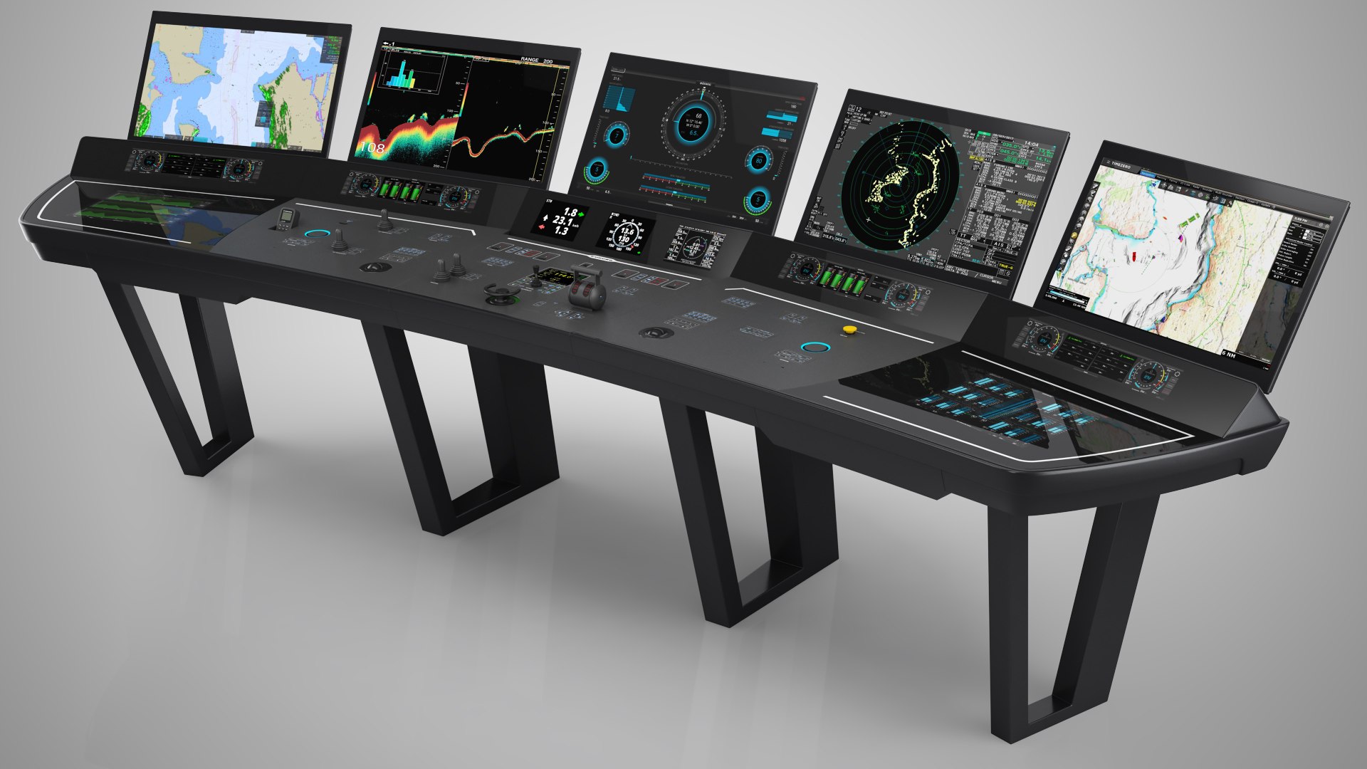 Integrated Bridge System For Recreational Ships 3D - TurboSquid 2219987
