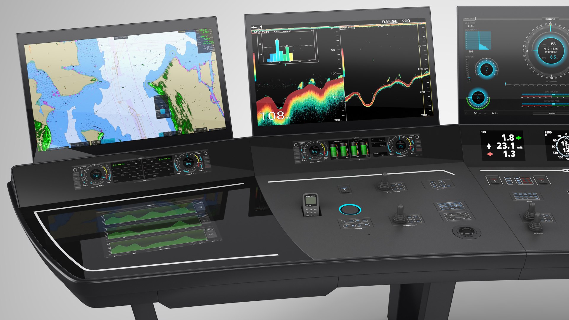 Integrated Bridge System For Recreational Ships 3D - TurboSquid 2219987