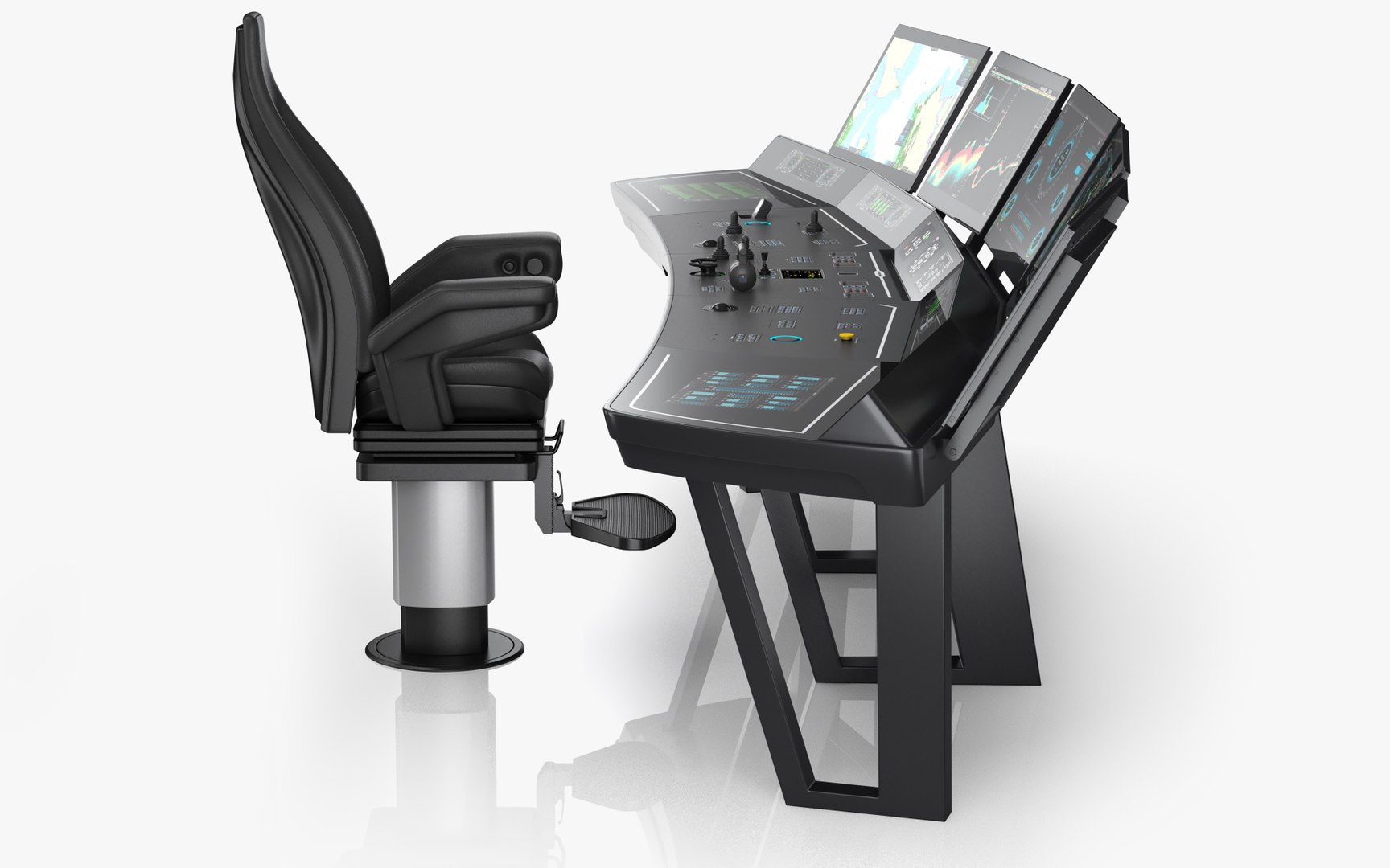 Integrated Bridge System For Recreational Ships 3D - TurboSquid 2219987