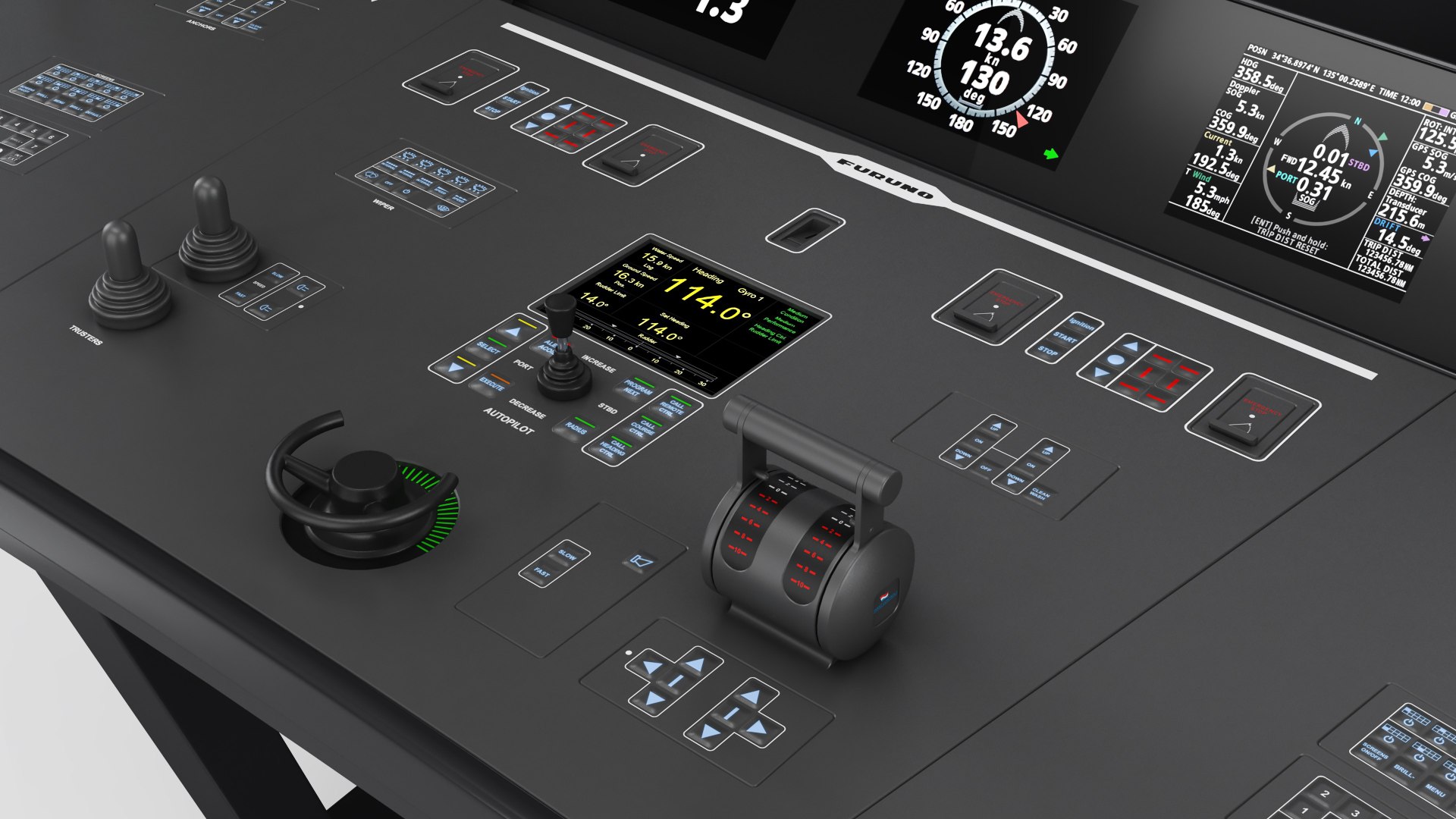 Integrated Bridge System For Recreational Ships 3D - TurboSquid 2219987