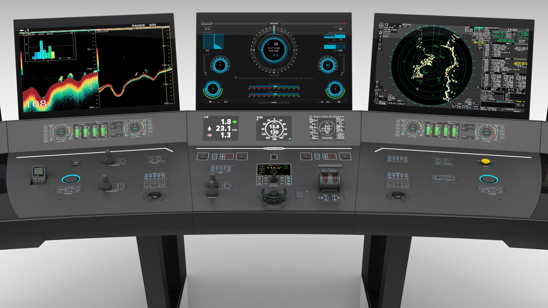 Integrated Bridge System For Recreational Ships 3D - TurboSquid 2219987
