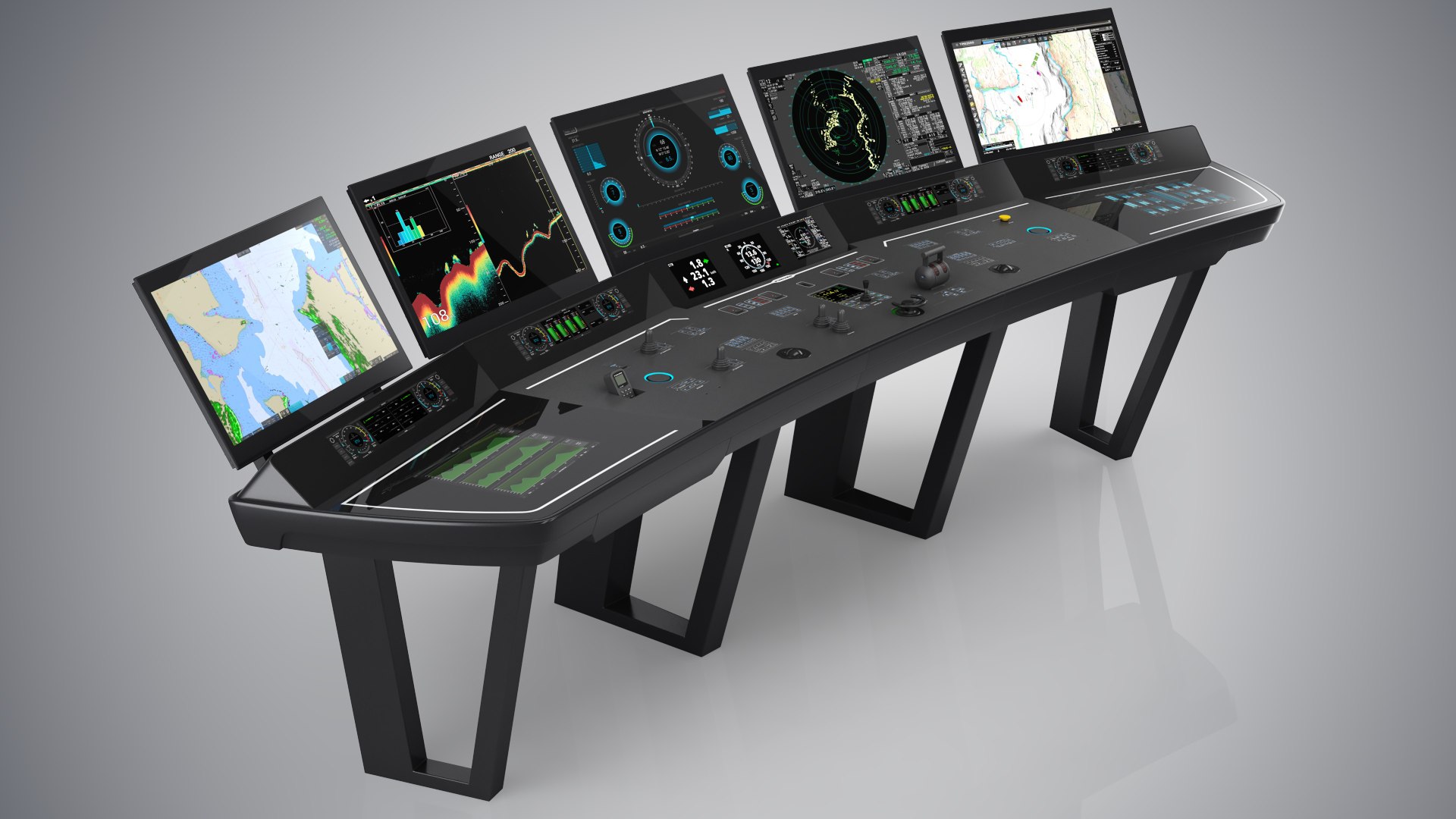 Integrated Bridge System For Recreational Ships 3D - TurboSquid 2219987