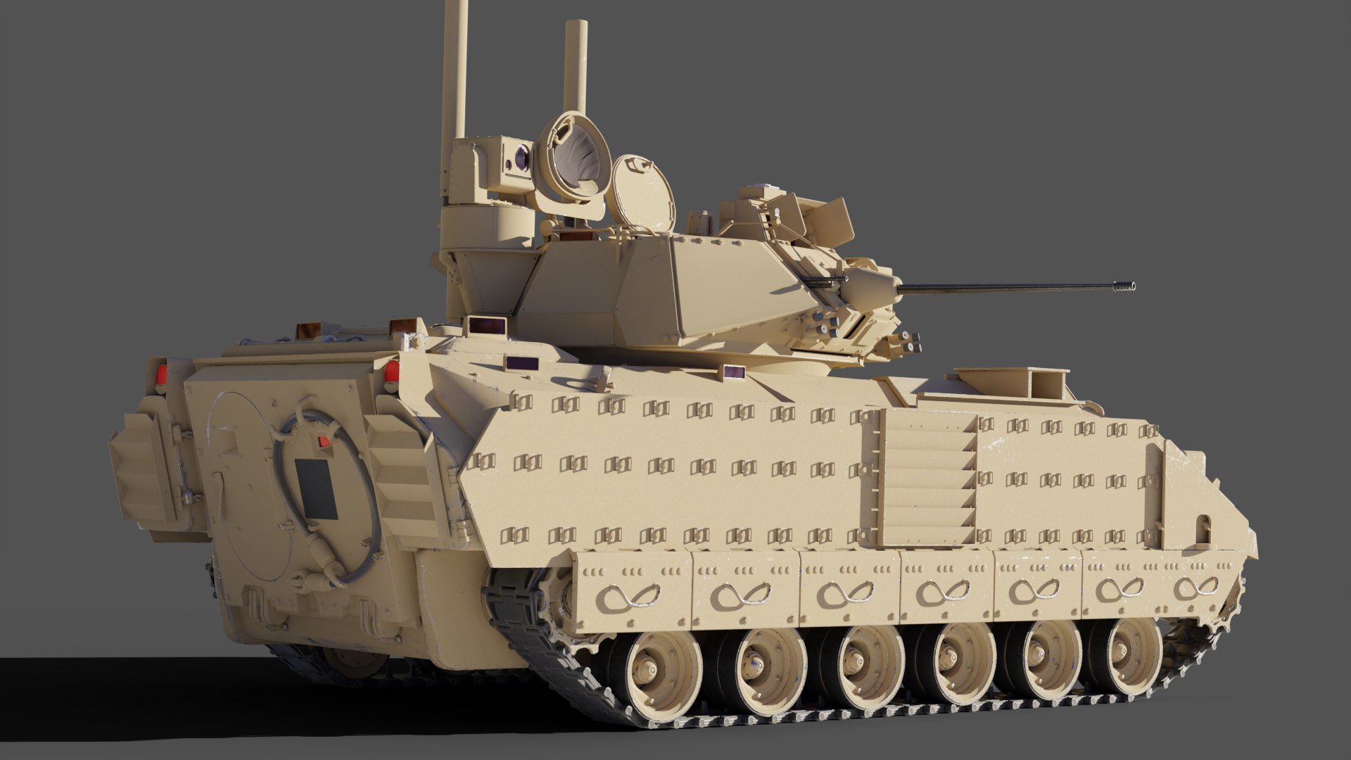 M2 Bradley IFV With Full Interior 3D Model - TurboSquid 2089580