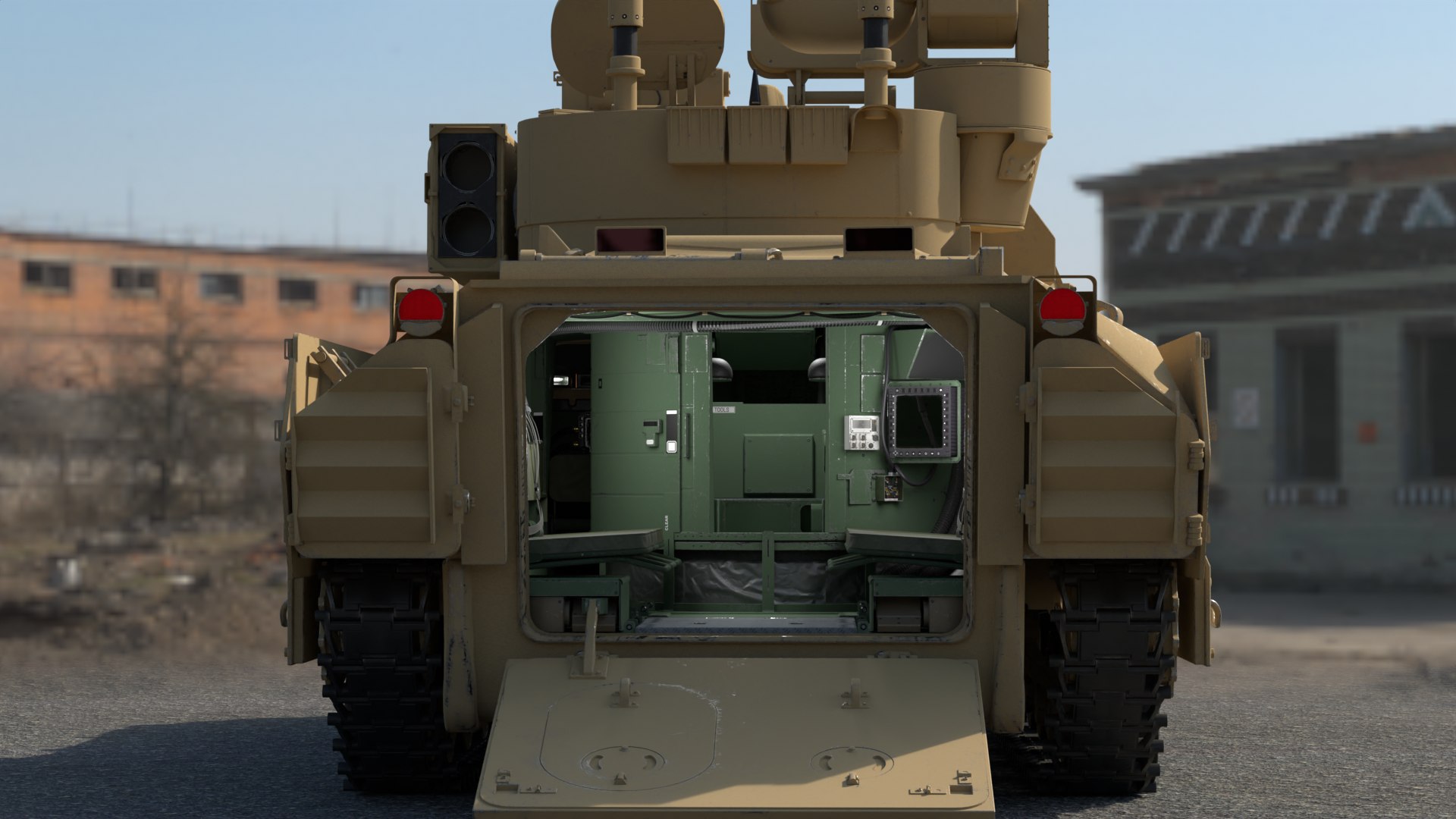 M2 Bradley IFV With Full Interior 3D Model - TurboSquid 2089580