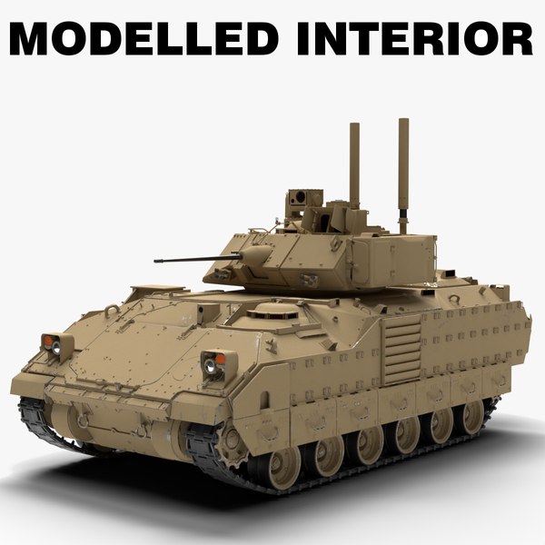M2 Bradley IFV with full Interior 3D 모델 - TurboSquid 2089580