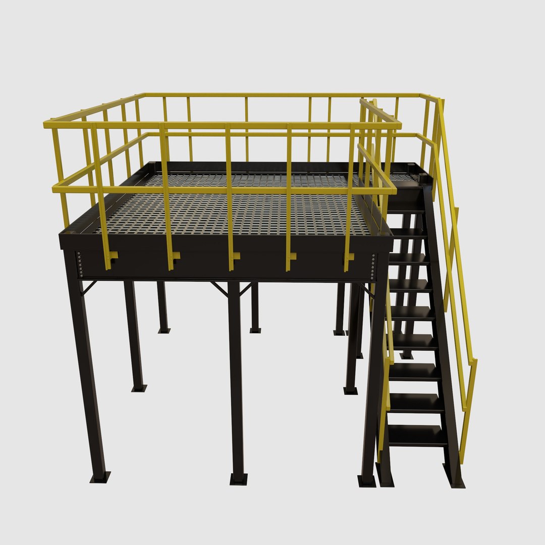3D Work Safety Platform - TurboSquid 2306151
