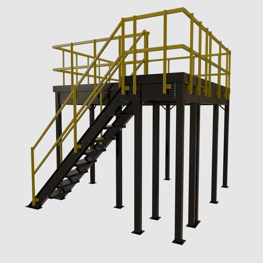 3D Work Safety Platform - TurboSquid 2306151