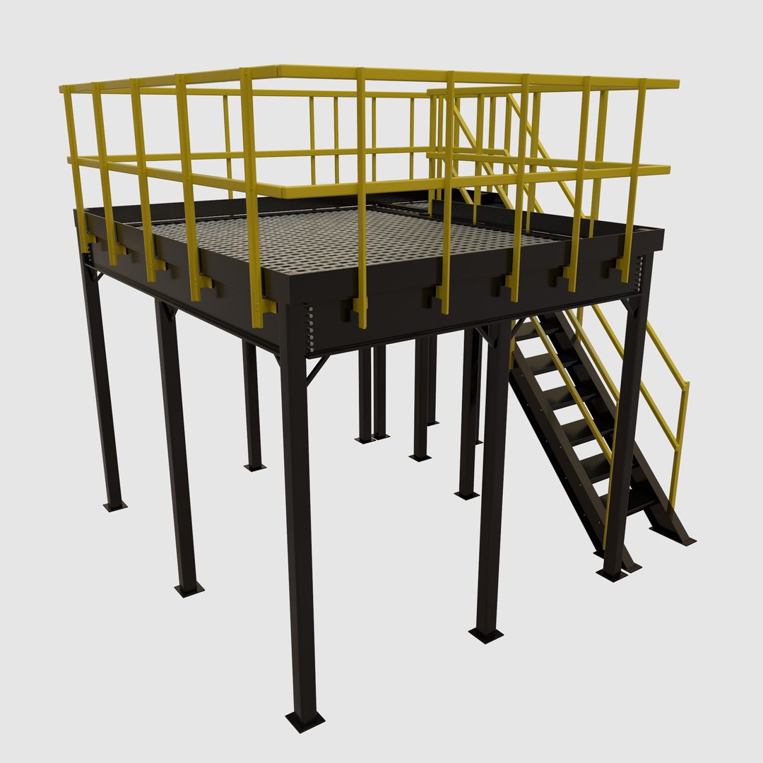 3D Work Safety Platform - TurboSquid 2306151