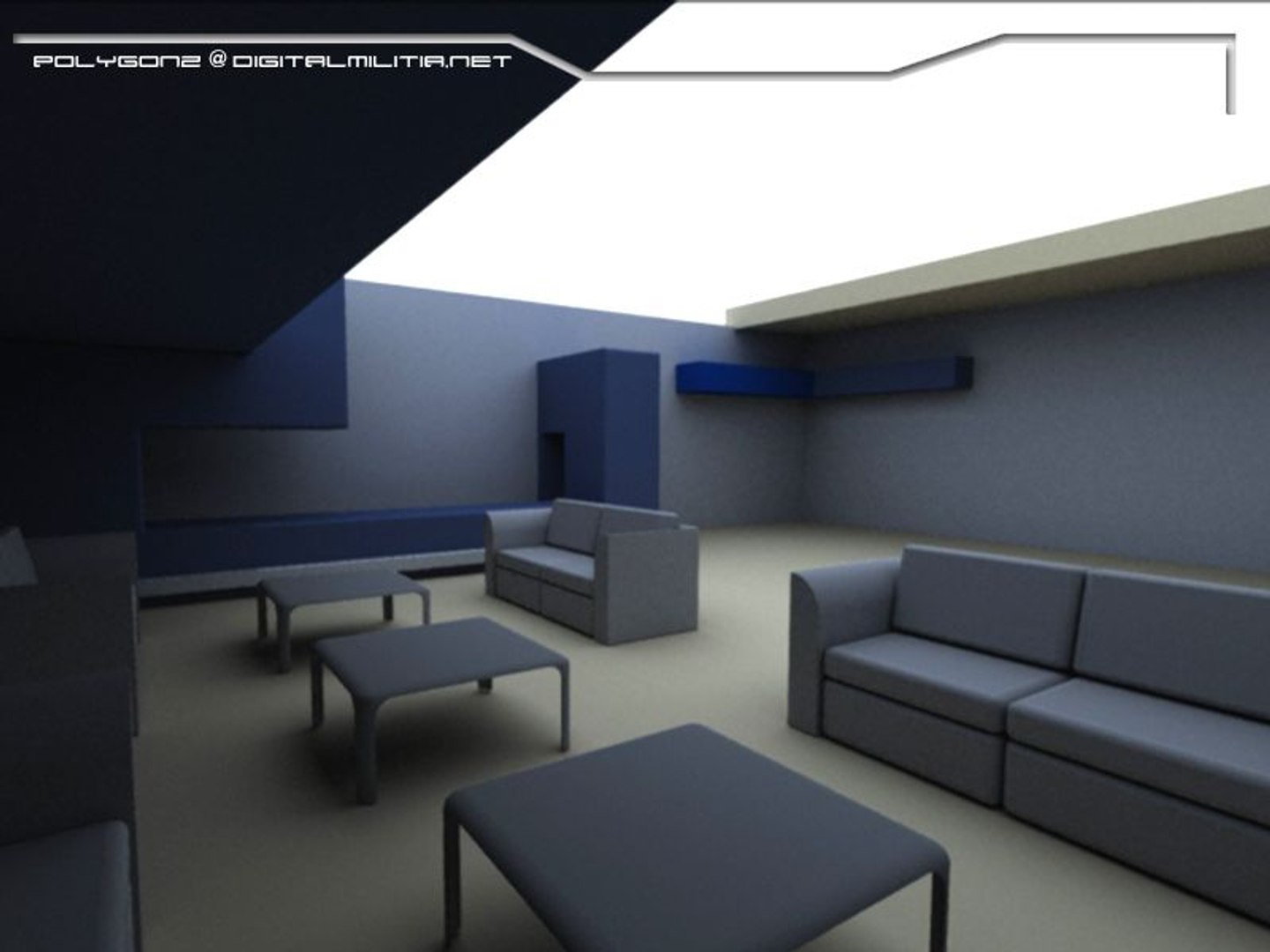 3d Lounge Model