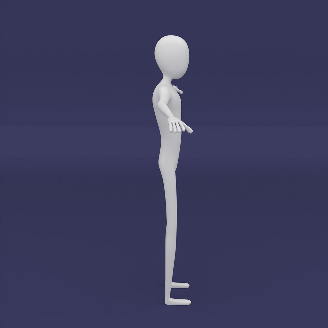 Stickman Character Rig 3D Model - TurboSquid 1504395