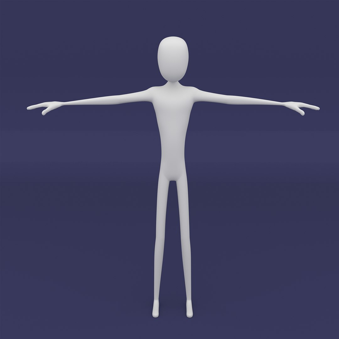 Stickman Character Rig 3D Model - TurboSquid 1504395