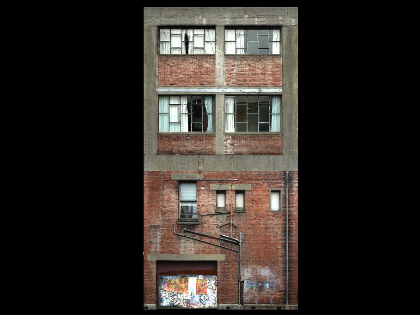 Old Building 3d 3ds