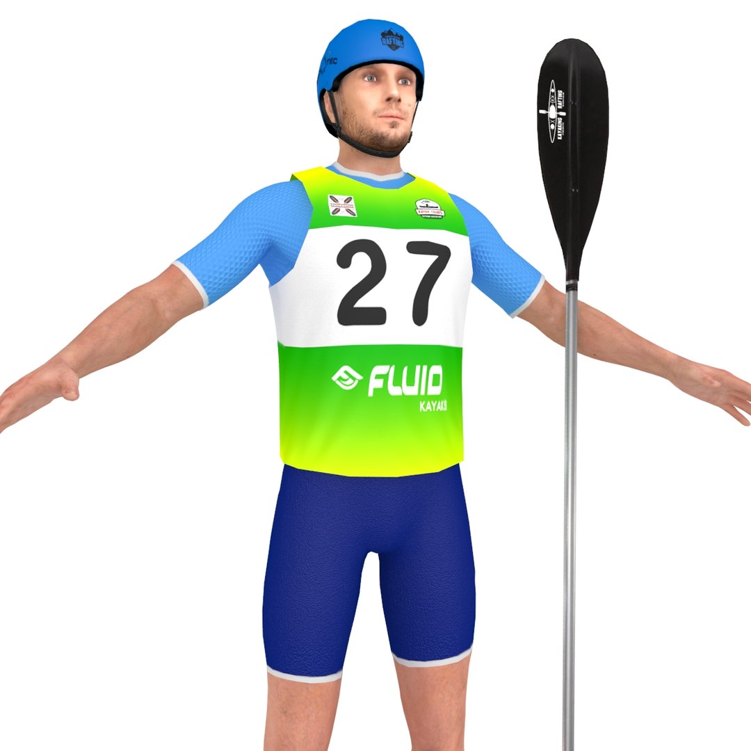 3D athlete man helmet model - TurboSquid 1306220