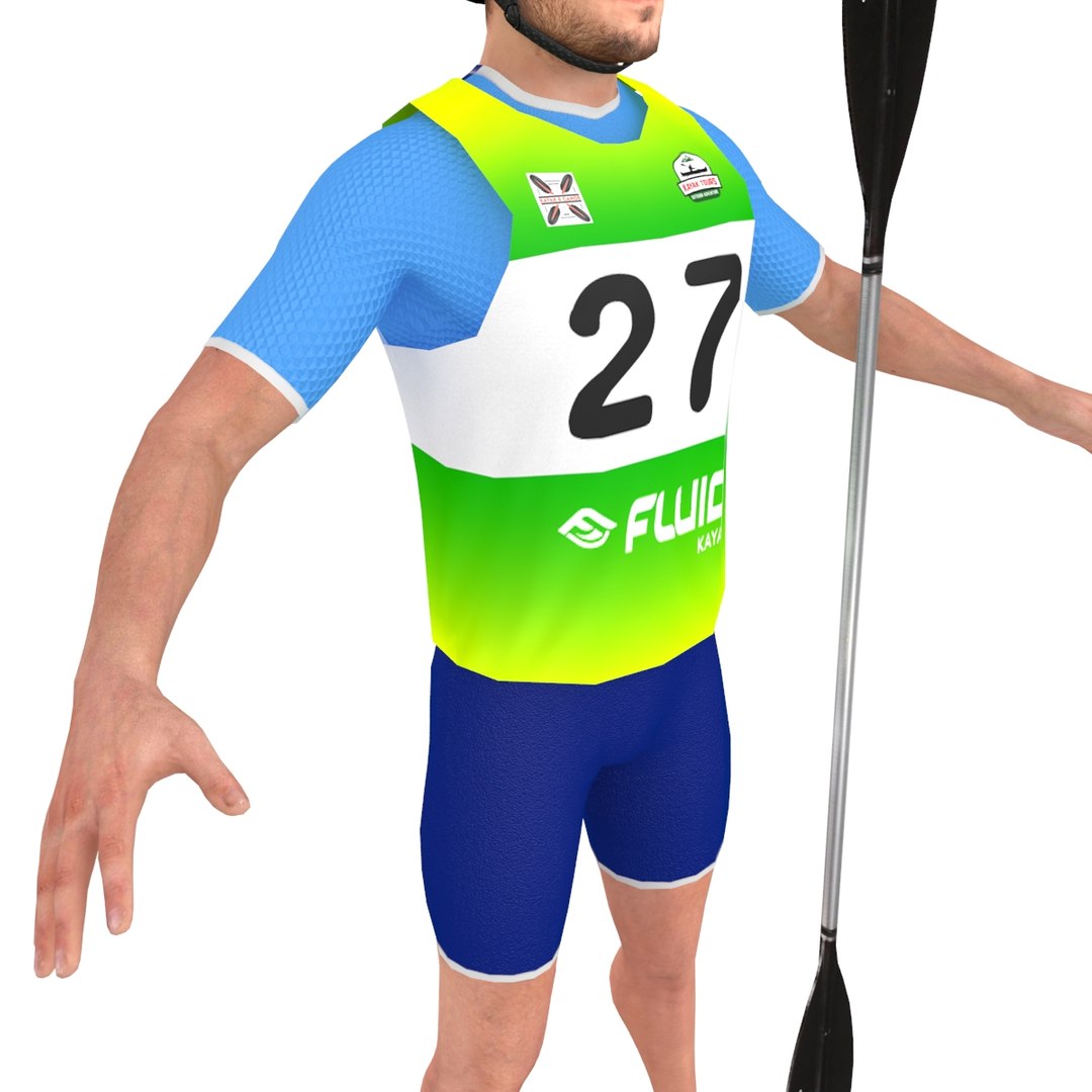 3D athlete man helmet model - TurboSquid 1306220