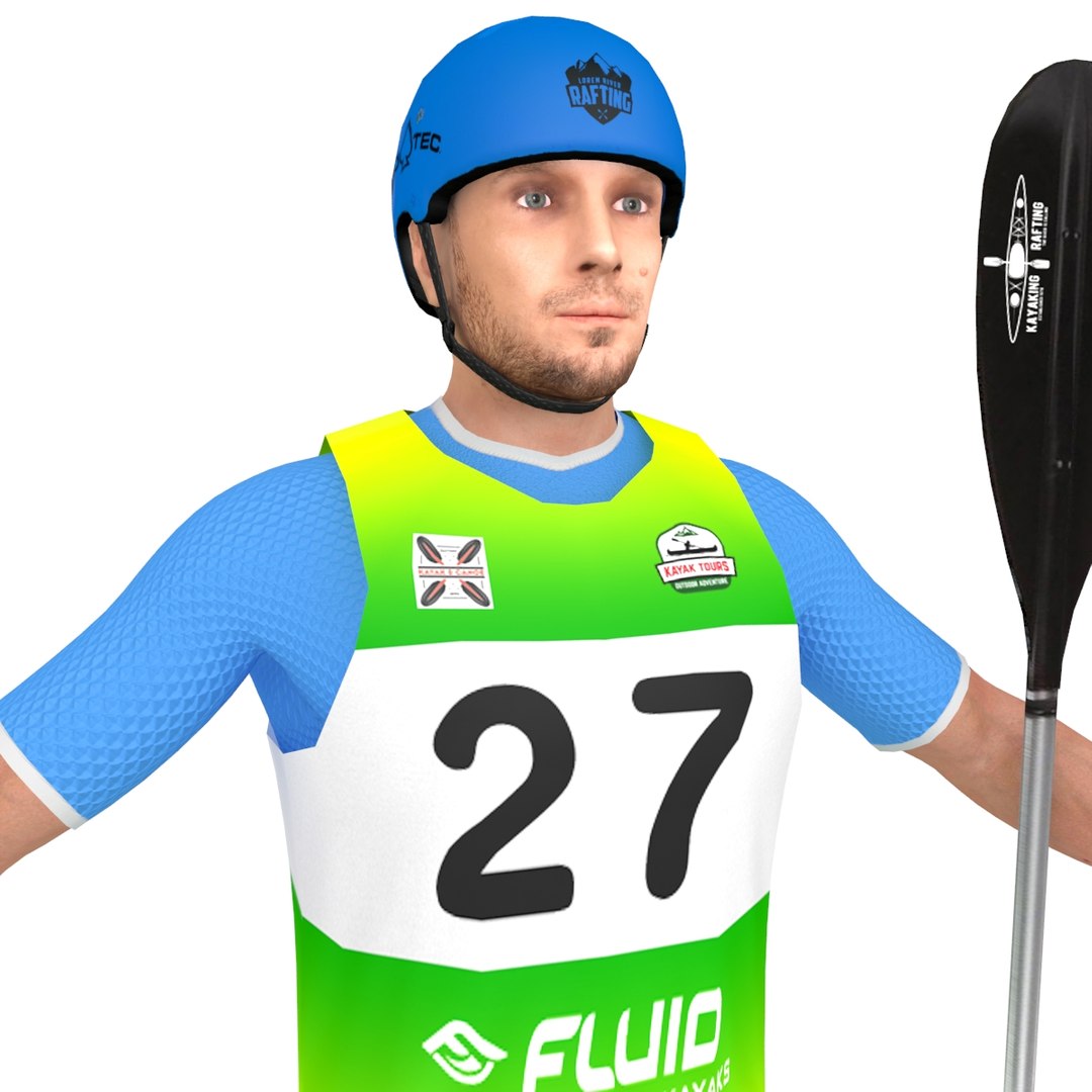 3D athlete man helmet model - TurboSquid 1306220