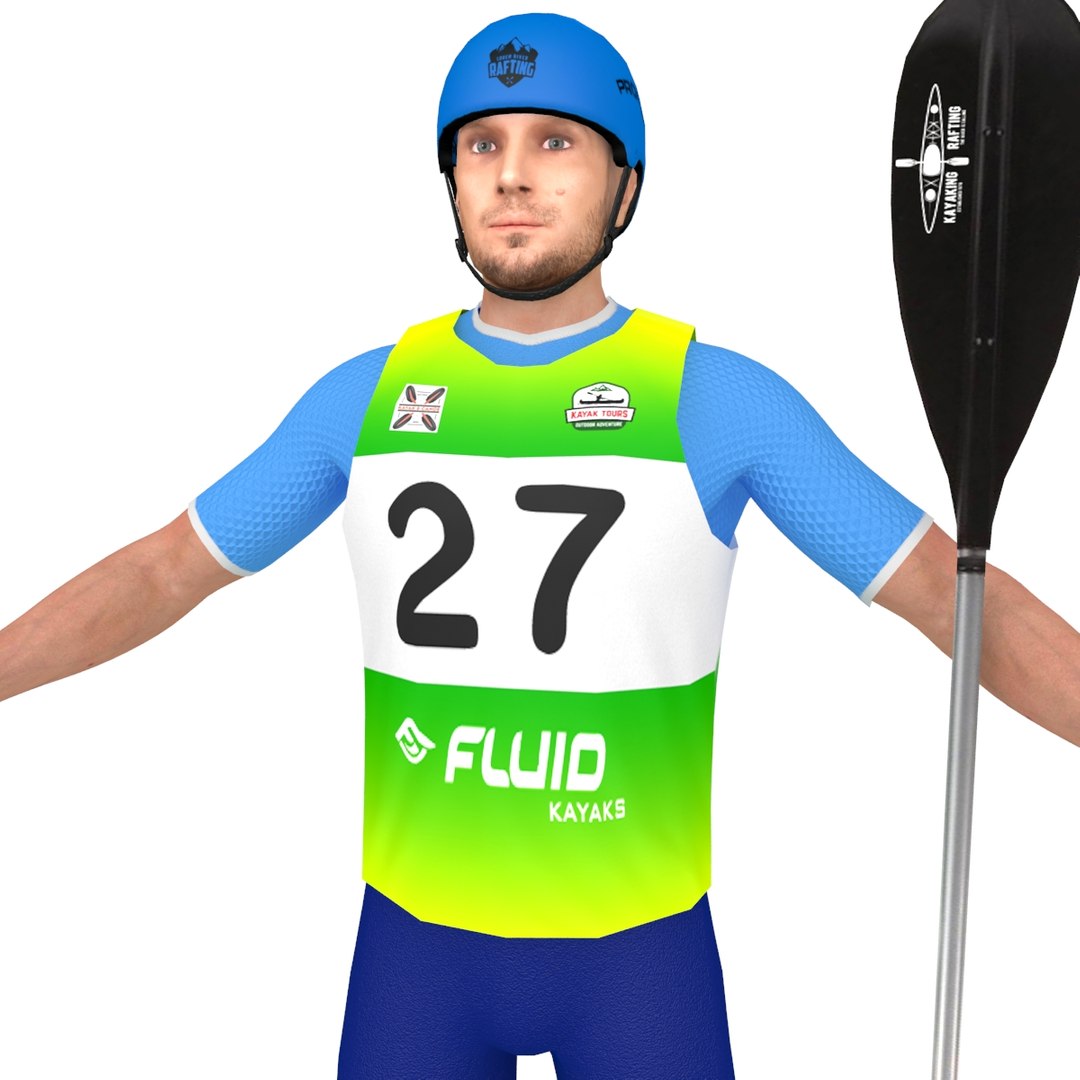 3D athlete man helmet model - TurboSquid 1306220