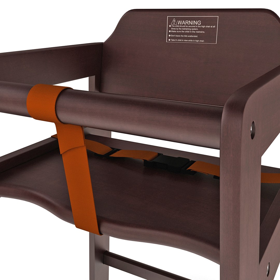 3d model finish stacking chair winco