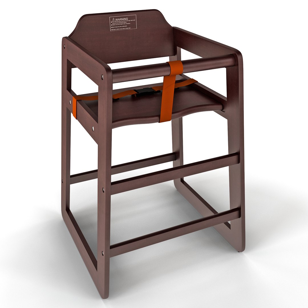3d model finish stacking chair winco