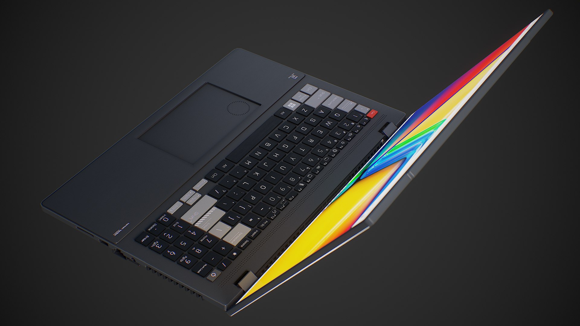 Asus Vivobook Pro X Oled Pbr Model Turbosquid