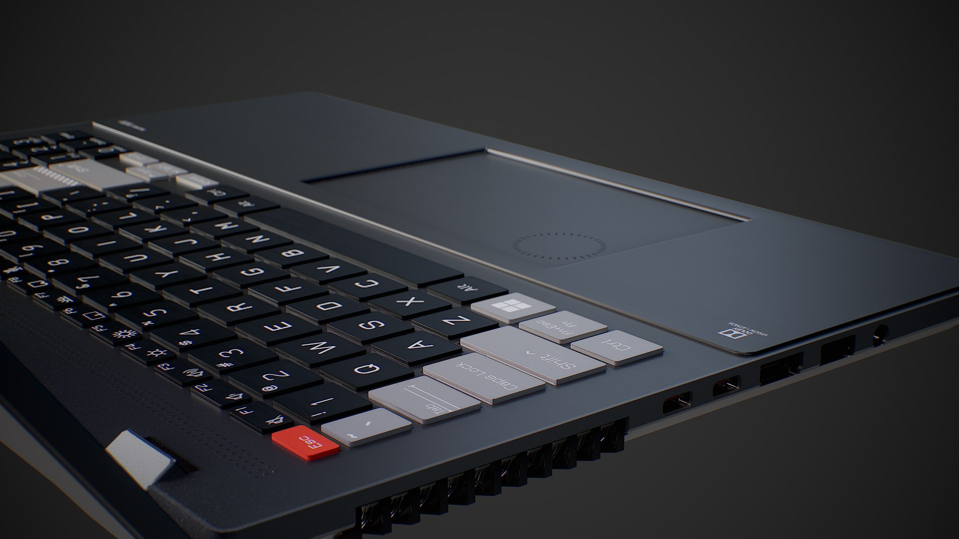 Asus Vivobook Pro X Oled Pbr Model Turbosquid