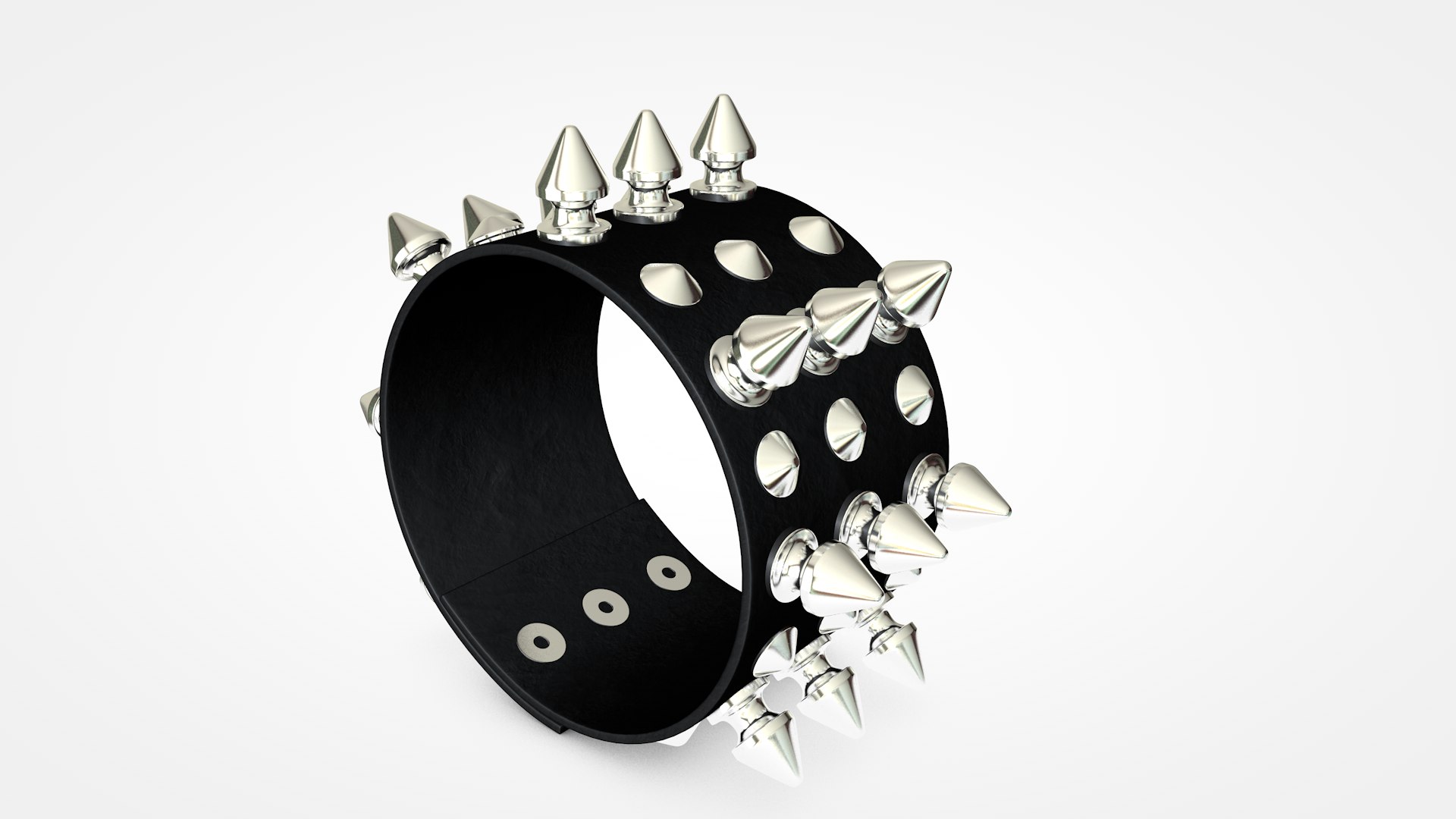 3D Heavy Punk Bracelet - TurboSquid 1151156