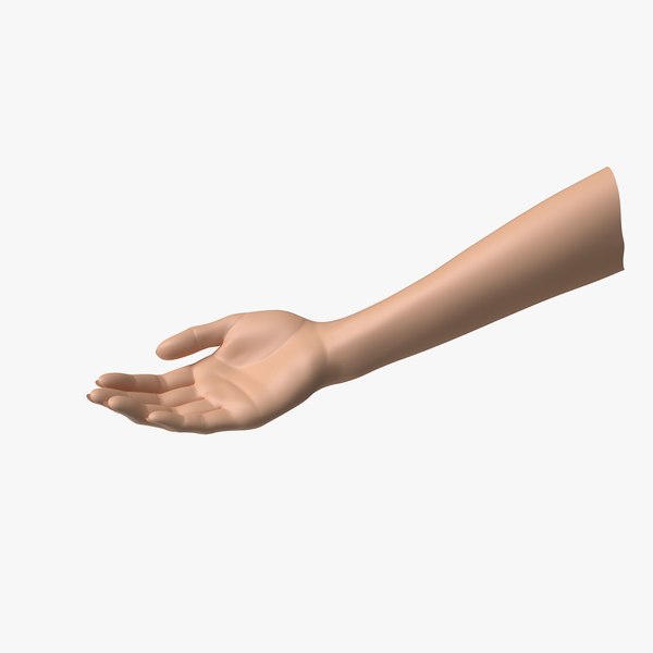 female arm 3d 3ds