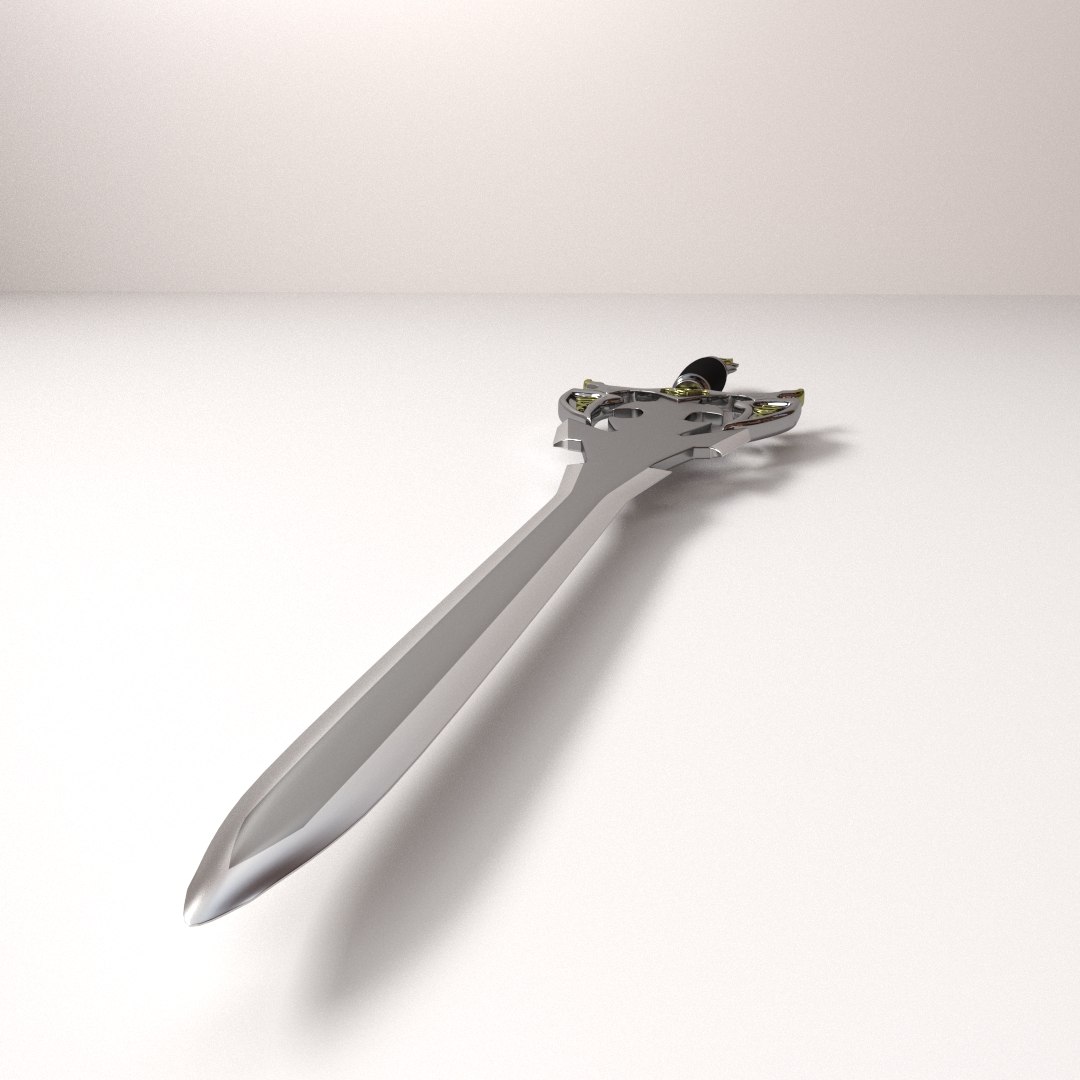 3d Model Devil Sword