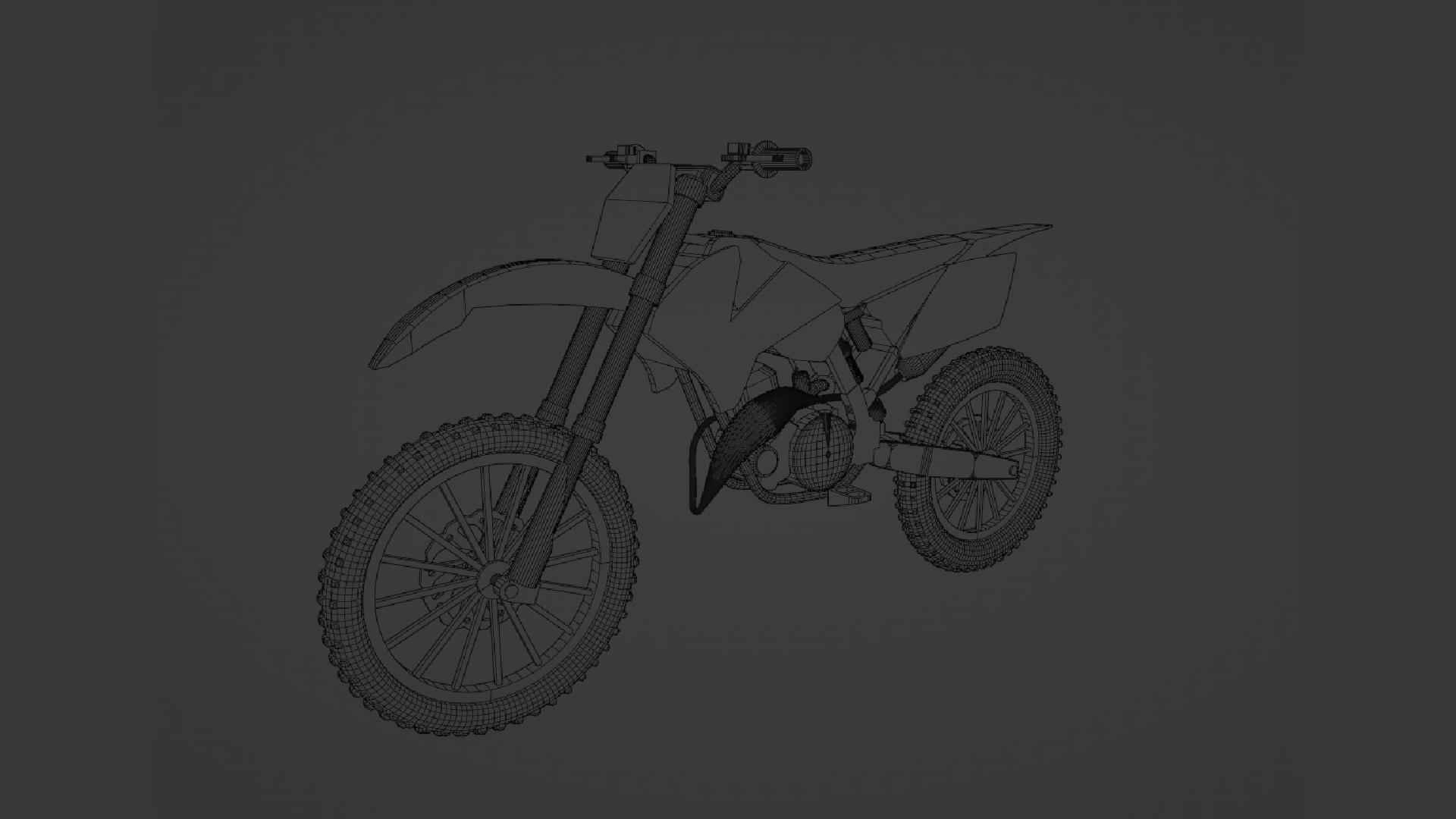 Dirtbike Motorcycle 3d Print 3D Model - TurboSquid 1995887