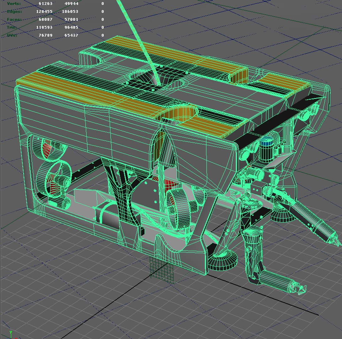 3ds Max Seaeye Leopard Rov Submarine