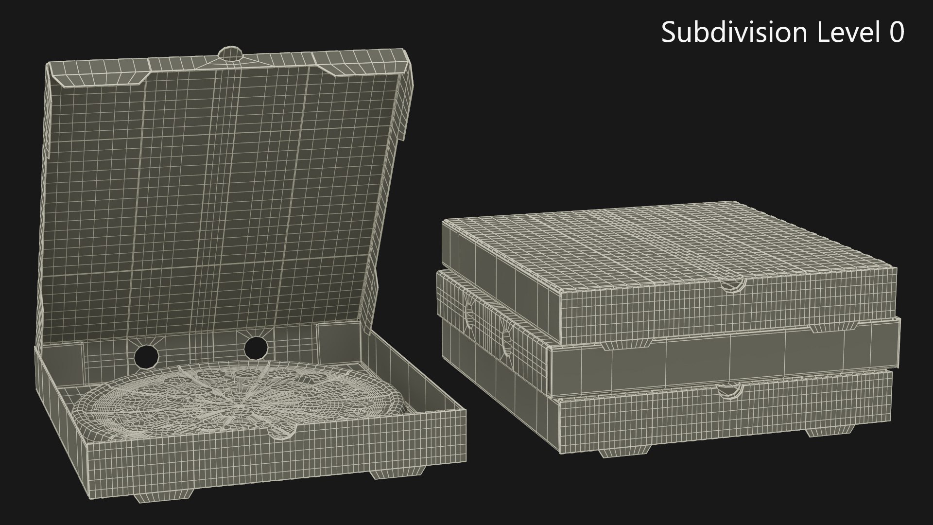 3D Pepperoni Pizza In Cardboard Box Mockup Model - TurboSquid 2295959