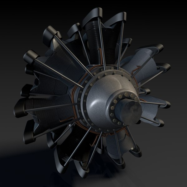 Shvetsov m-11 radial aircraft 3D model - TurboSquid 1552317