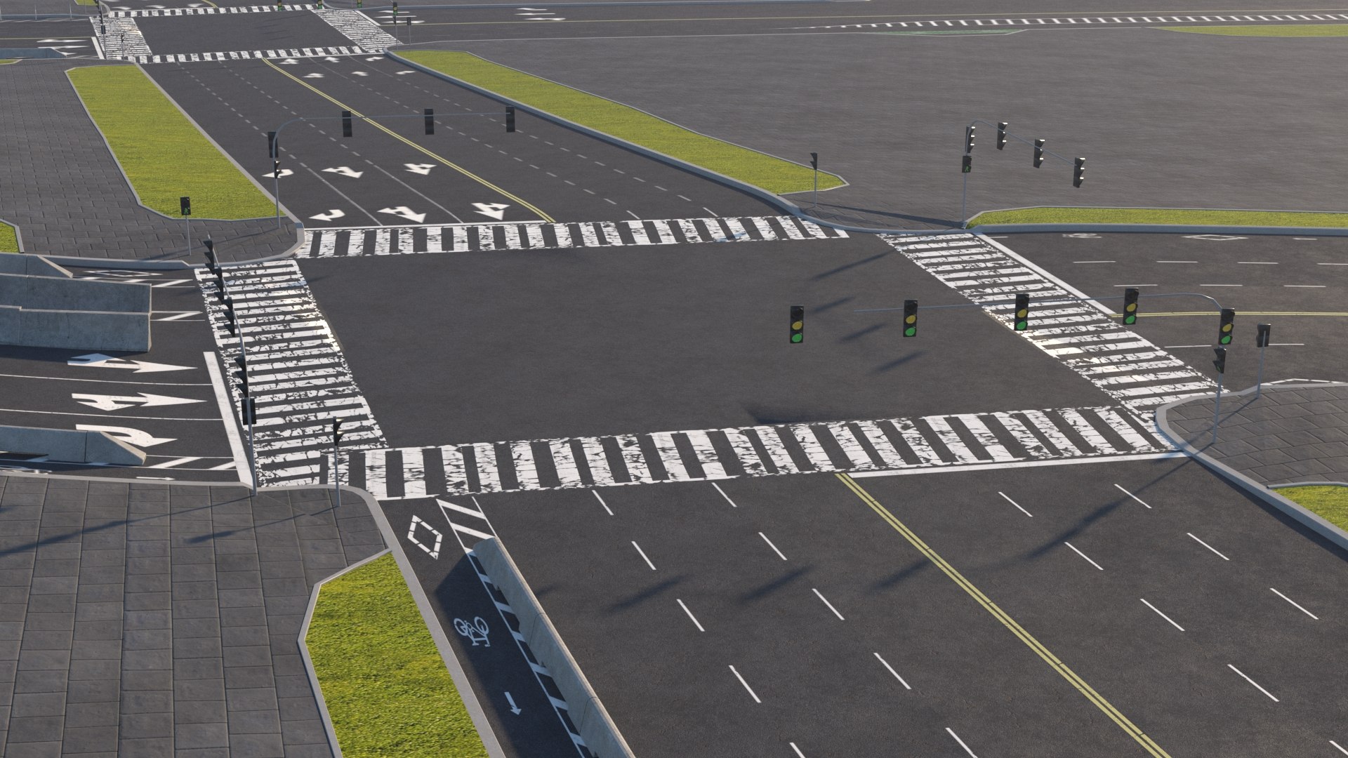 Houdini Procedural Roads Constructor 3D model - TurboSquid 1761912