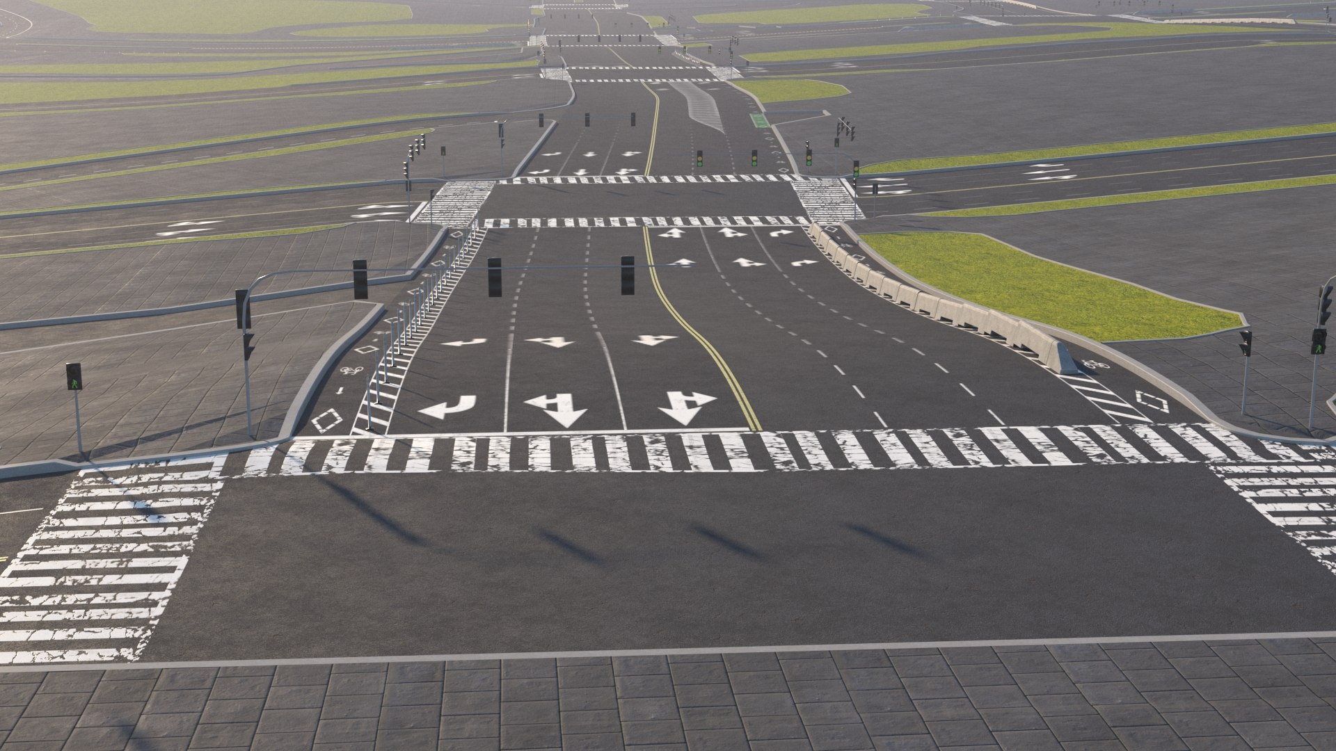 Houdini Procedural Roads Constructor 3D model - TurboSquid 1761912