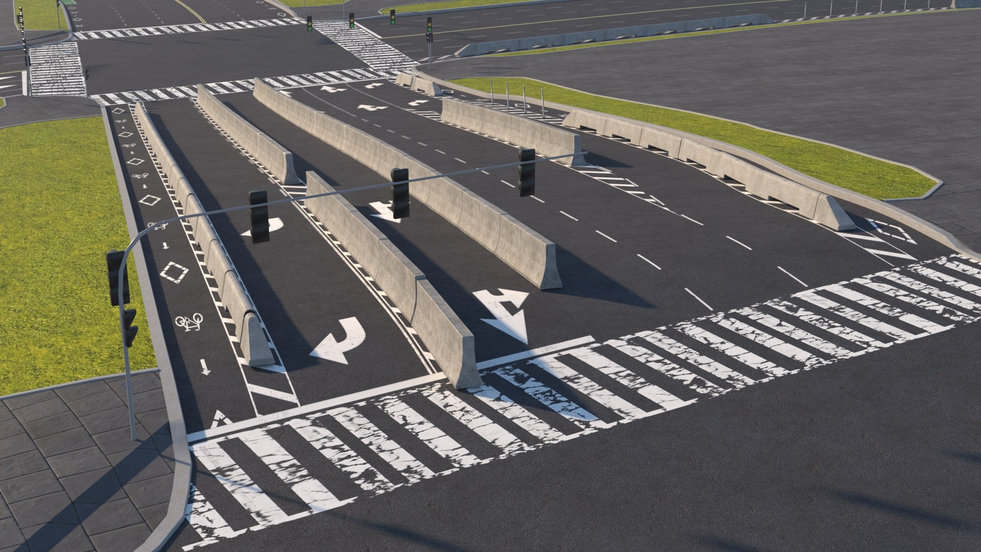 Houdini Procedural Roads Constructor 3D model - TurboSquid 1761912